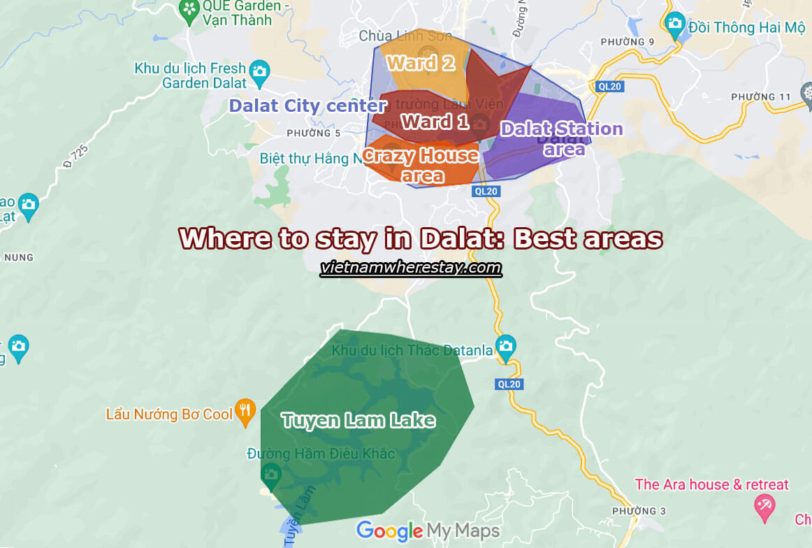Where to stay in Da Lat: Best areas & Hotels - VietnamWhereStay