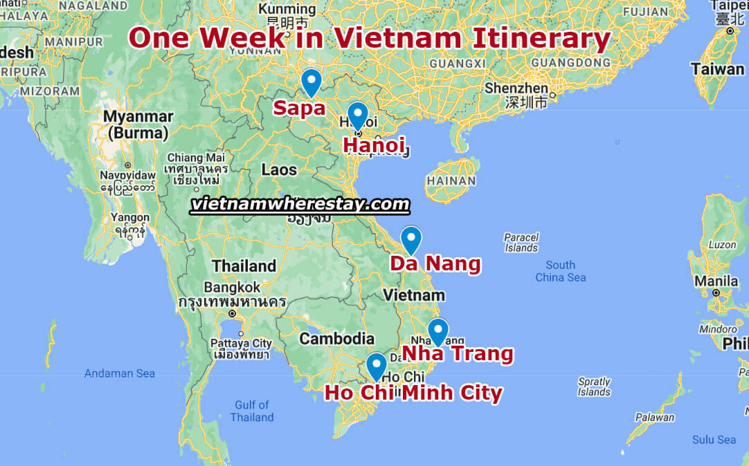 One Week in Vietnam Itinerary: 7 to 10 days travel guide - VietnamWhereStay